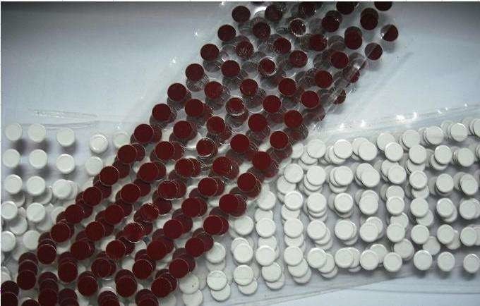 Anti - Forgery Round Water Sensitive Label Pressure Sensitive Adhesive Type