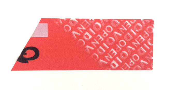 Anti Tamper Stickers / Custom Tamper Proof Labels For Police Security ...