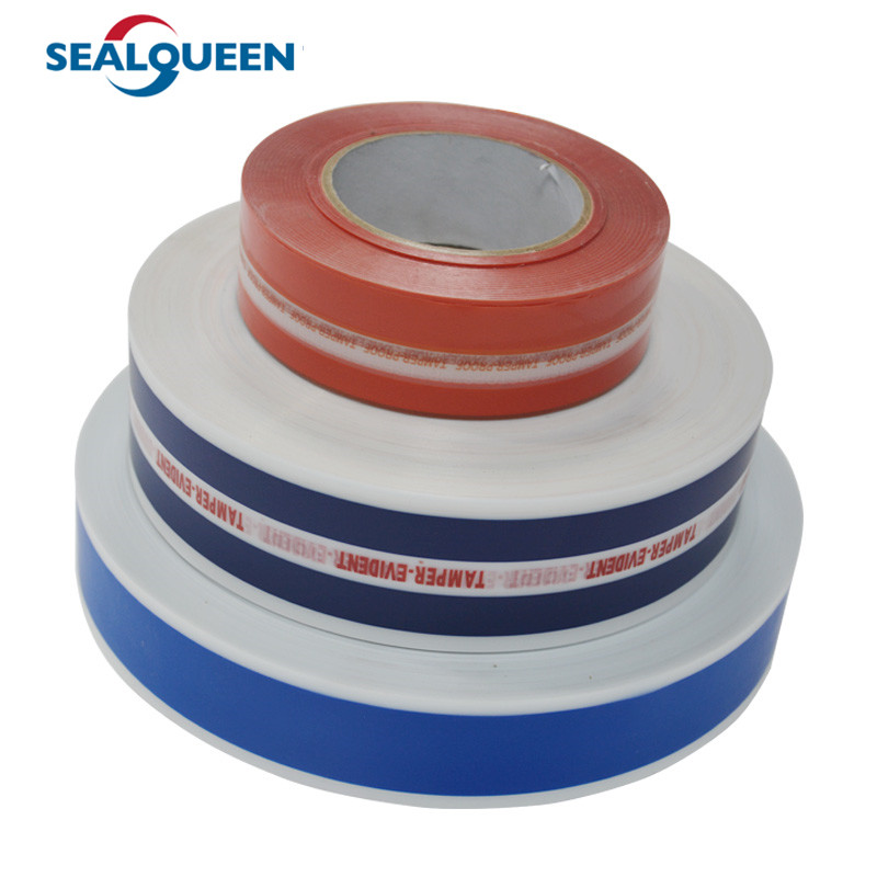 Strong Adhesive Hot Melt Void Tamper Evident Tape For PE Courier Bags Strong Adhesive Hot Melt Void Tamper Evident Tape For PE Courier Bags