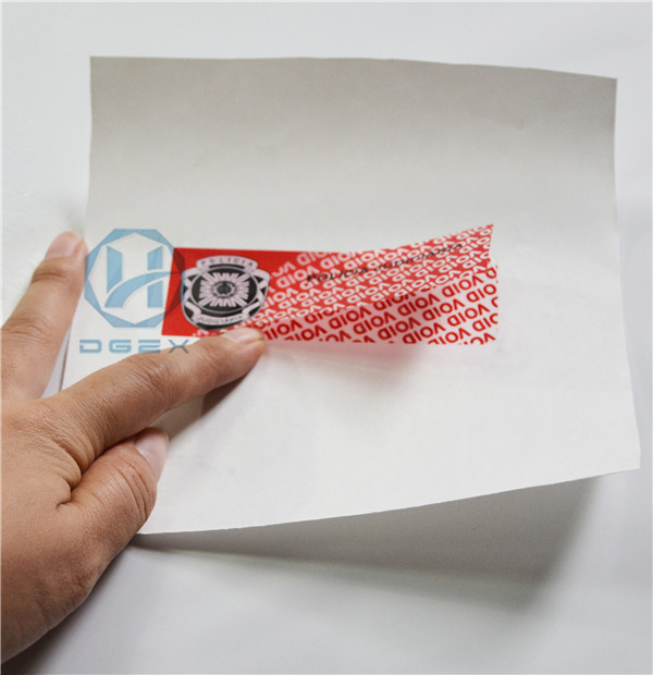 Waterproof Security Void Open Seal Label Sticker Total Transfer Evident ...