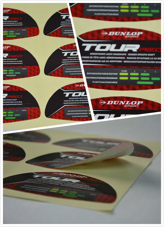 UV Coating Etc Self Adhesive Security Labels Private Printing And Shape