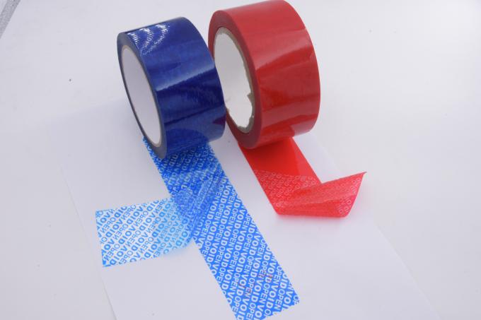 Custom Logo Blue Anti - Counterfeit Tamper Seal Tape Evident Security ...